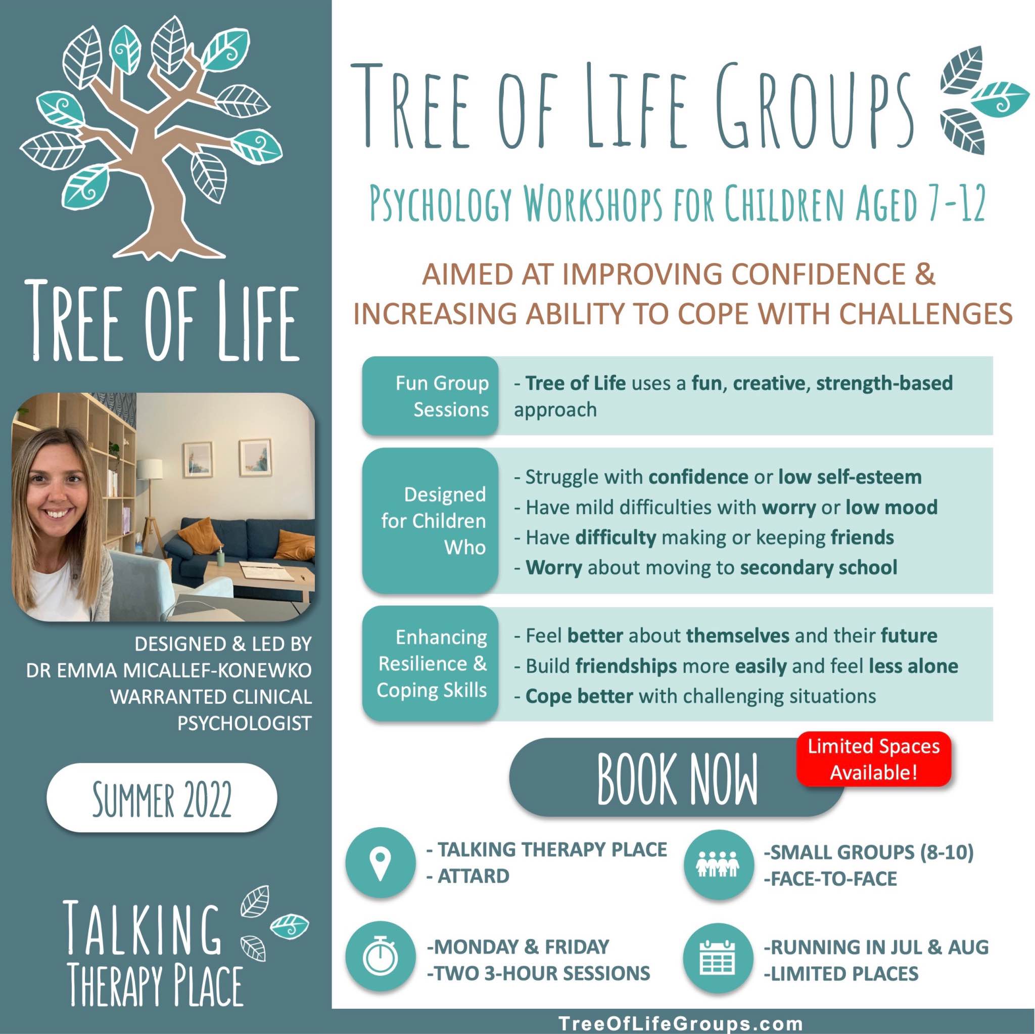 Tree of Life (My life story) Group - 11/07 to 22/07/2022 - Malta Baby ...