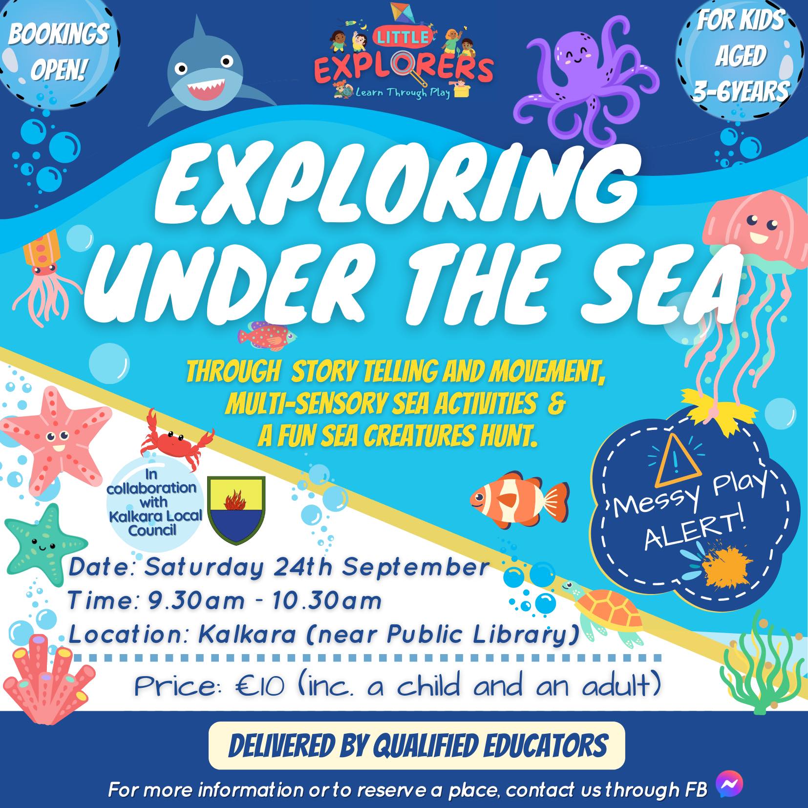 Exploring Under The Sea Little Explorers Malta Baby Kids