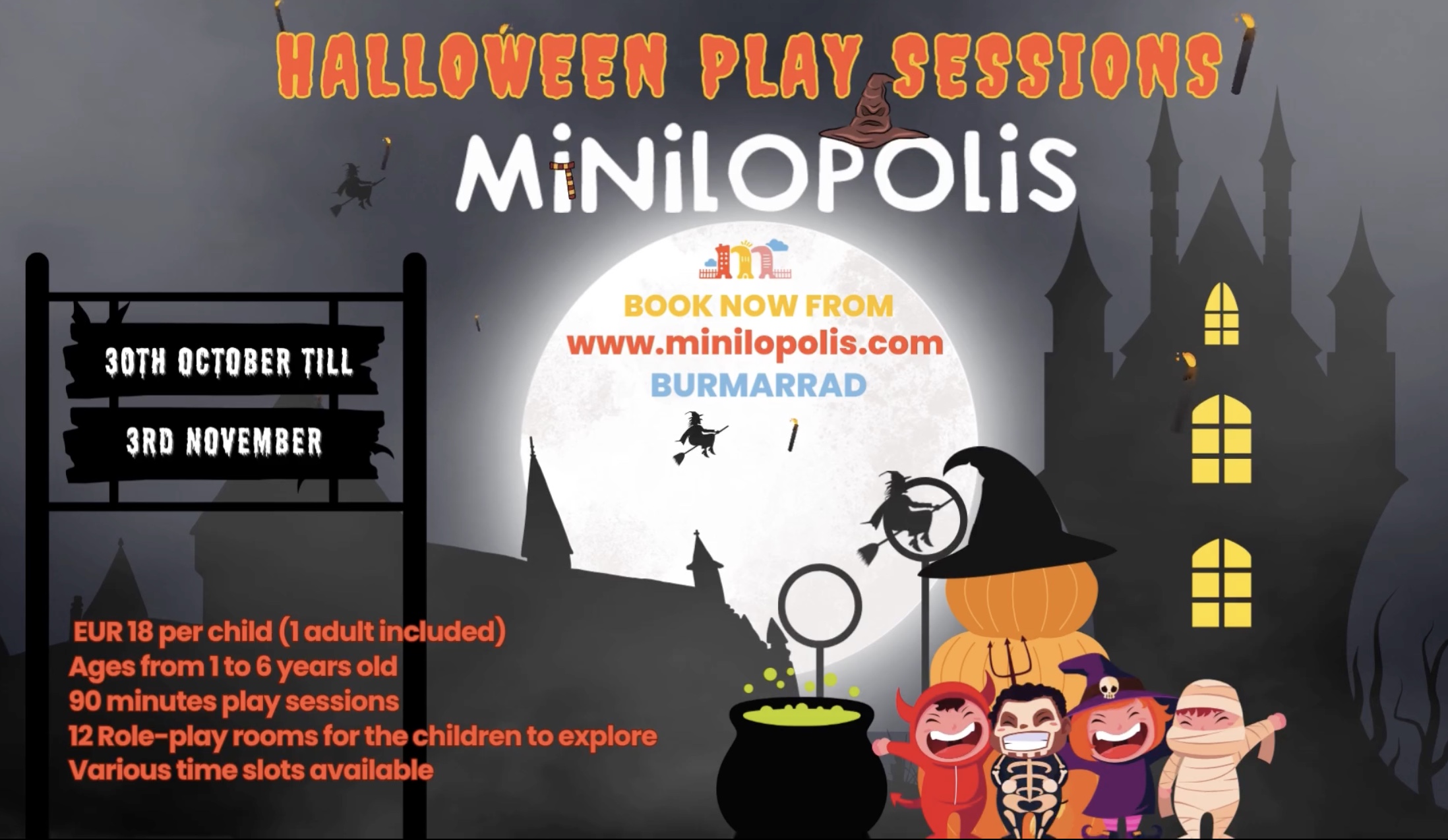 Minilopolis - Halloween Play Sessions 🎃 - Malta Baby & Kids